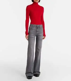 7 For All Mankind Modern Dojo High-rise Flared Jeans
