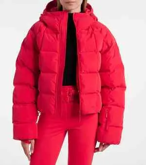 Cordova Oza Quilted Down Ski Jacket - Red