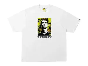 A BATHING APE X Cr7 Life Baby Milo Relaxed Fit Tee Shirt - White