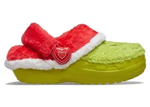 CROCS Classic Lined Clog The Grinch