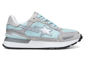 A BATHING APE Cross Sta Sneakers - Sax