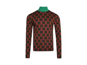 Adidas Originals X Wales Bonner Knit Shirt - Red/black/green