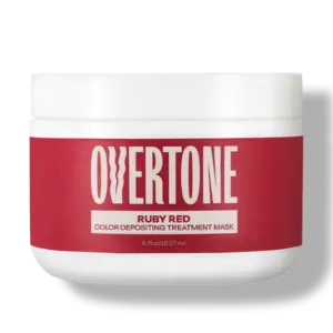 OVERTONE Semi Permanent Color-depositing Deep Conditioning Mask - Ruby Red