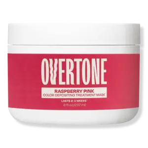 OVERTONE Semi Permanent Color-depositing Deep Conditioning Mask - Raspberry Pink