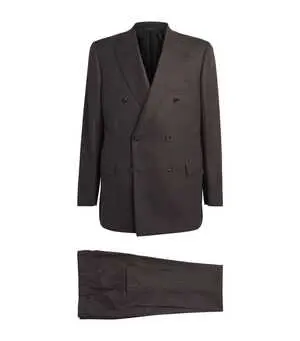 Brioni Wool Check 2-piece Suit