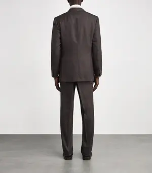 Brioni Wool Check 2-piece Suit