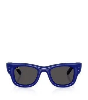 Ray-ban Puffer Square Wayfarer Sunglasses - Blue