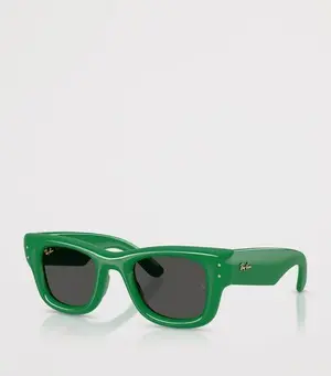 Ray-ban Puffer Square Wayfarer Sunglasses - Green