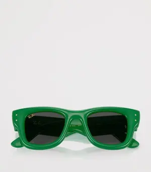 Ray-ban Puffer Square Wayfarer Sunglasses - Green