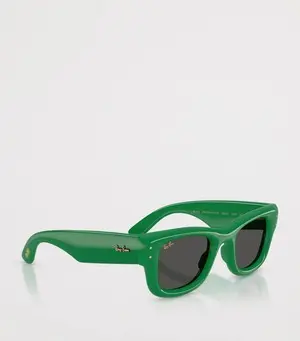 Ray-ban Puffer Square Wayfarer Sunglasses - Green