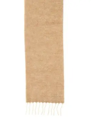 Bally Wool Blend Scarf - Beige