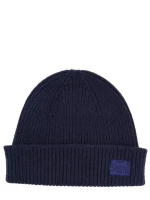 Paul Smith Cashmere And Merino Wool Cap - Blue