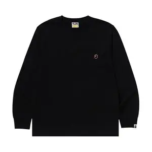 A BATHING APE One Point Long-sleeve Tee - Black