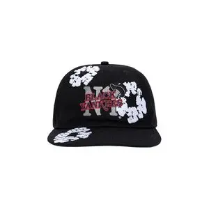 DENIM TEARS Yankees Cotton Wreath Cap - Black