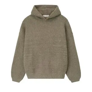 Fear Of God Heavy Waffle 90's Hoodie - Grey