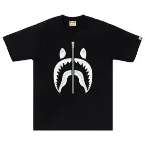 A BATHING APE City Camo Shark Tee - Black