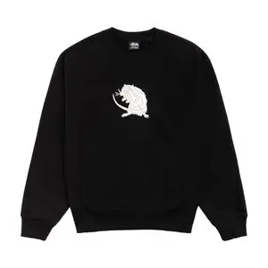StÜssy Long Range Crew - Black