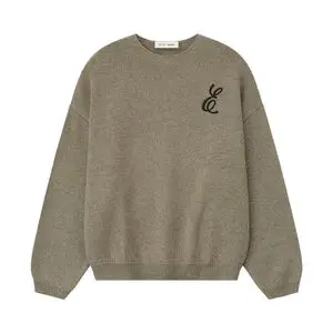 Fear Of God Waffle Crewneck Sweater - Grey