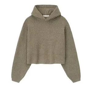 Fear Of God Heavy Waffle 90's Hoodie - Grey