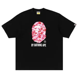 A BATHING APE Abc Dot Camo Relaxed Fit Tee - Black