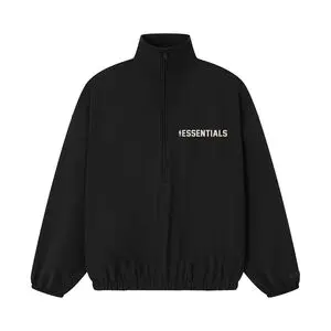 Fear Of God Nylon Nba 1/2 Zip Track Jacket - Black