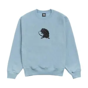 StÜssy Long Range Crewneck - Blue