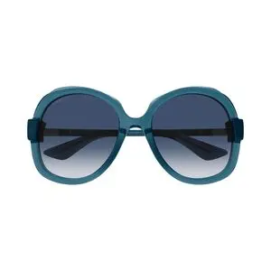 Gucci Round Oval Sunglasses - Blue