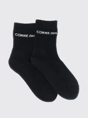 Comme Des Garçons Ribbed Socks - White