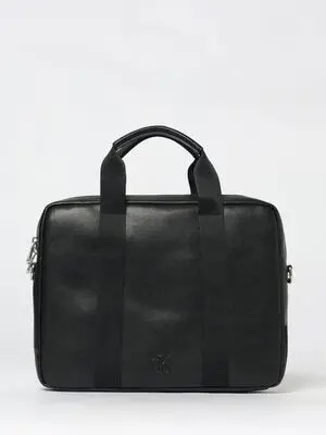 Calvin Klein Leather Briefcase - Black