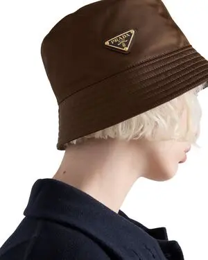 Prada Re-nylon Bucket Hat - Brown