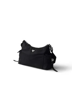 Prada Re-nylon And Leather Bag - Black