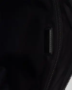 Prada Re-nylon And Leather Bag - Black