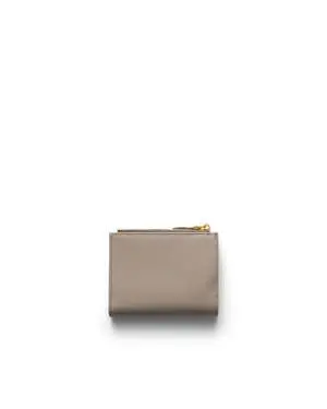 Prada Small Saffiano Leather Wallet - Grey