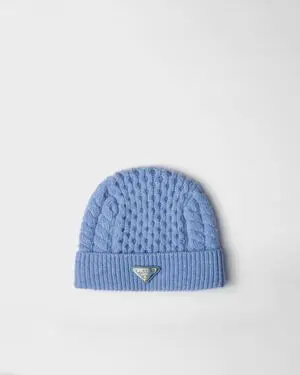 Prada Wool Beanie - Sapphire Blue
