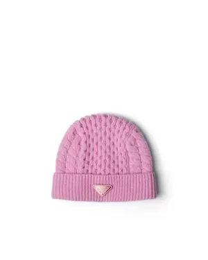 Prada Wool Beanie - Pink