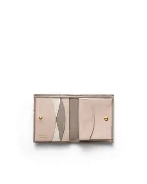 Prada Small Saffiano Leather Wallet - Grey