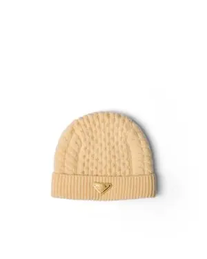 Prada Wool Beanie - Yellow