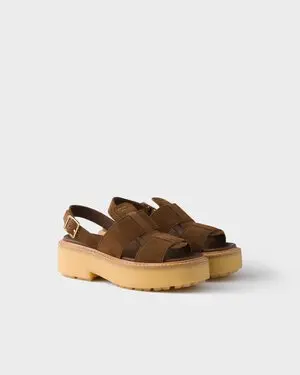 Prada Suede Sandals