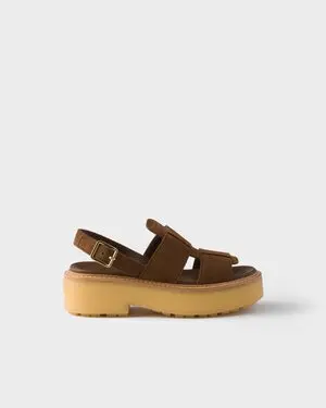 Prada Suede Sandals