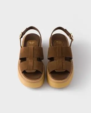 Prada Suede Sandals