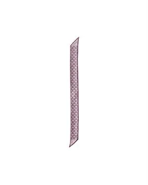 Prada Jacquard Silk Neck Tie - Purple