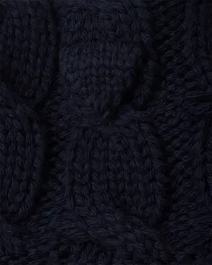 Prada Cable-knit Wool Collar - Blue
