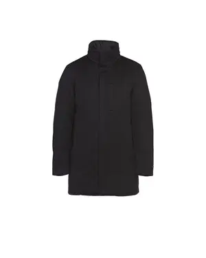 Prada Long Cashmere Puffer Jacket