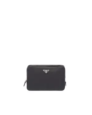 Prada Saffiano Leather Clutch - Black