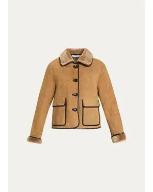Fleurette Shearling Barn Jacket