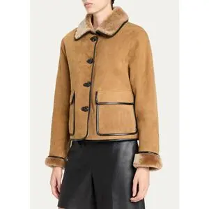 Fleurette Shearling Barn Jacket