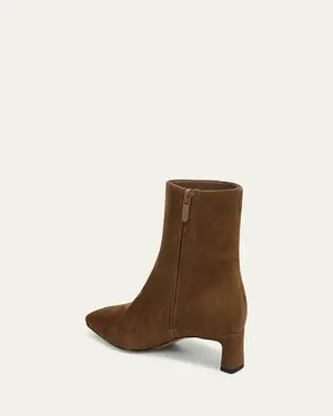 Vince Harlan Suede Ankle Boots - Elmwood