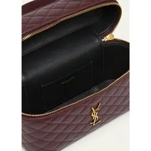 Saint Laurent Gaby Large Vanity Bag - Wine