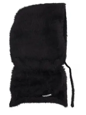 MSGM Knitted Balaclava - Black
