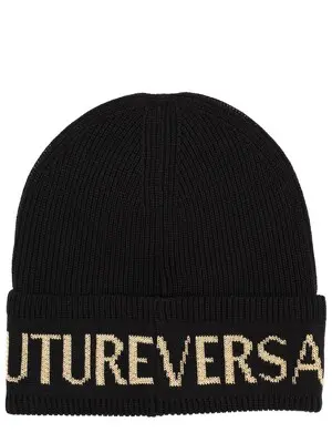 Versace Wool And Acrylic Beanie